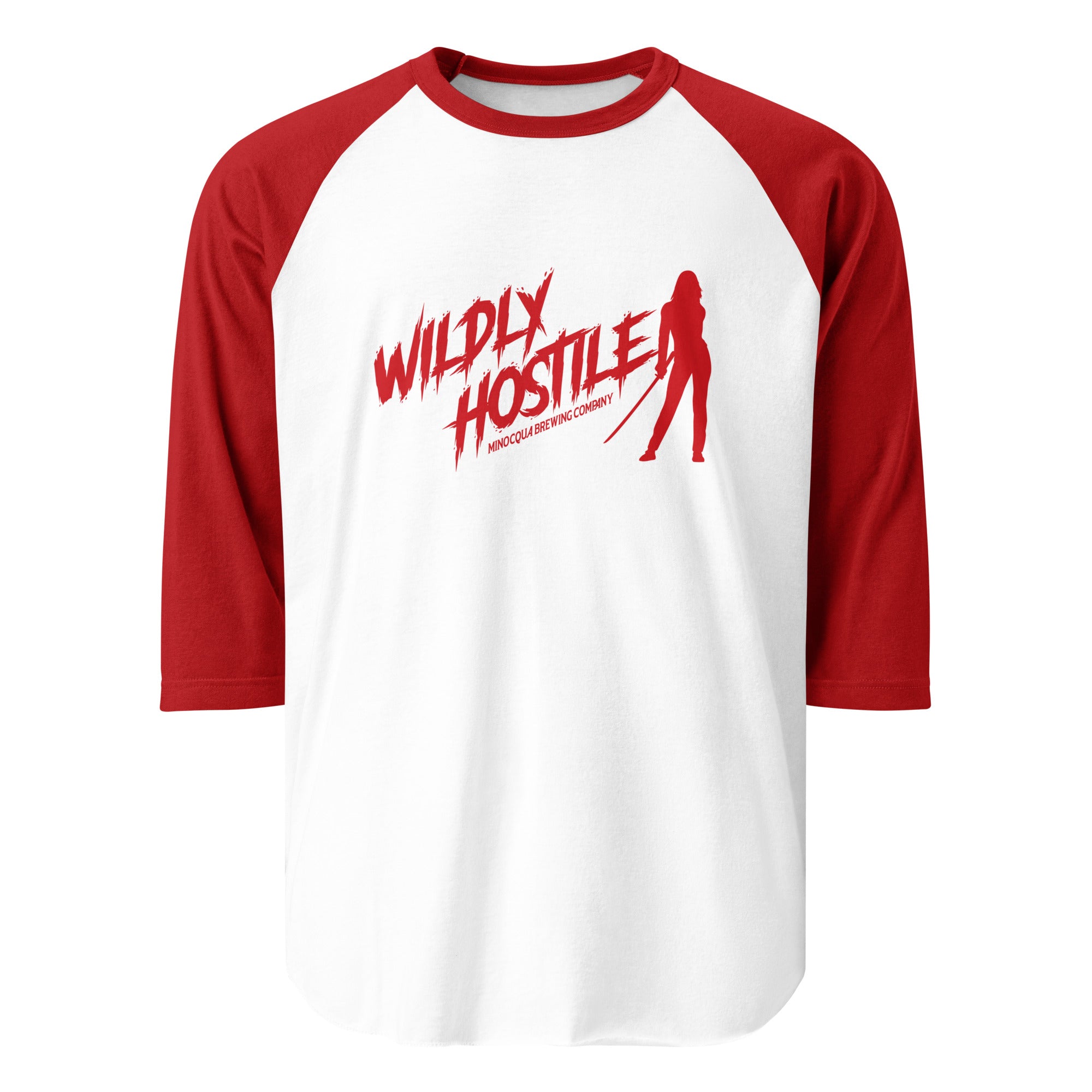 Wildly Hostile 3/4 Sleeve T-Shirt